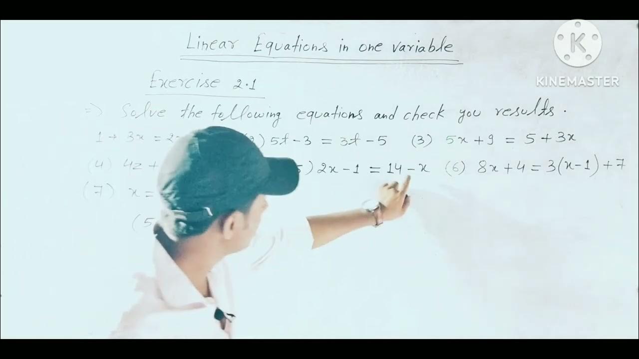 class 8 math NCERT chapter 2 (linear equations in one variable ...
