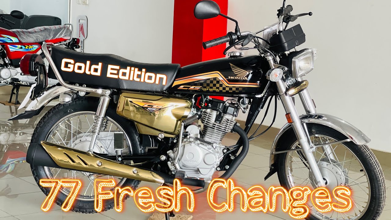 Honda CG 125 GOLD EDITION 2024 Model 77 HUGE CHANGES |Sound Test| - YouTube