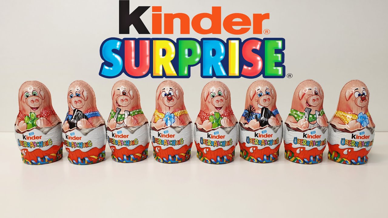 New Kinder Surprise PIGS DEC 2019 - YouTube