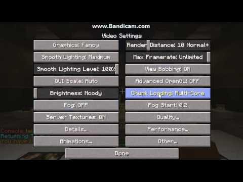 GPU bug with Multi-Core chunk loading (Minecraft and Optifine) - YouTube