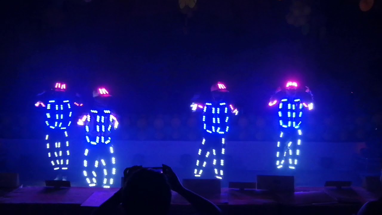 ElectroFire LED Dancers at Sofitel - YouTube