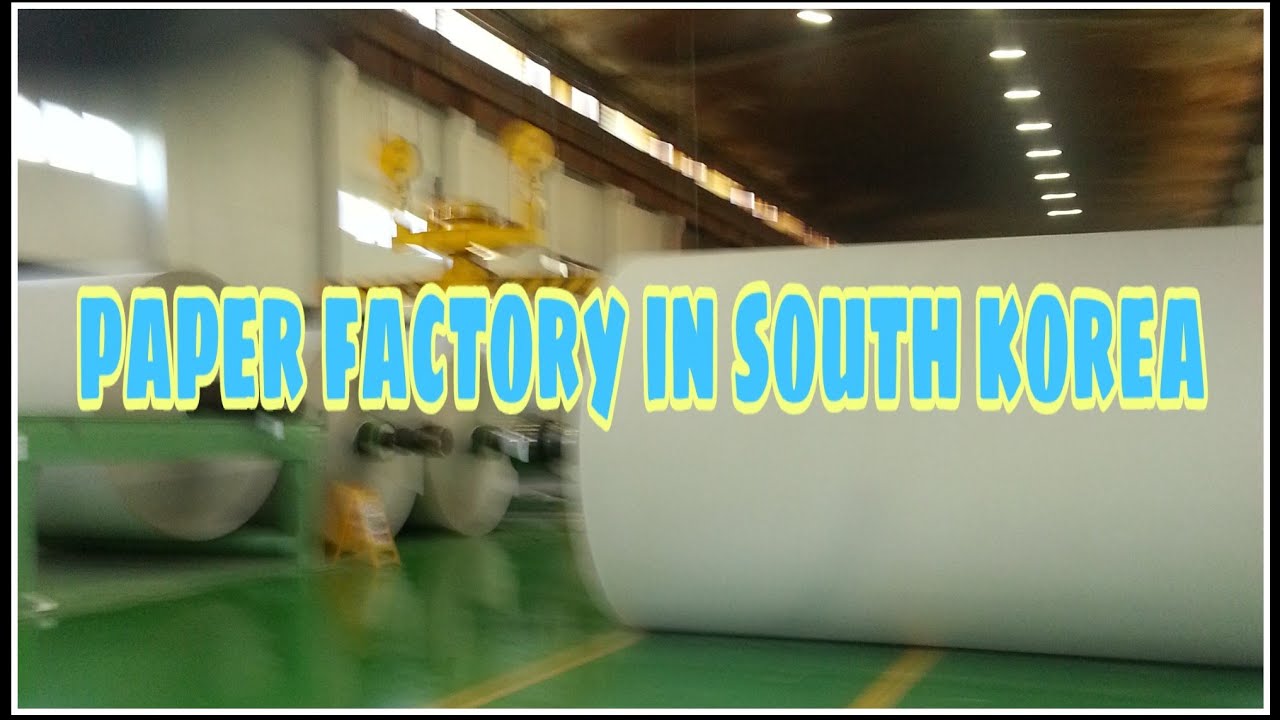 (paper factory) ofw work in south korea - YouTube