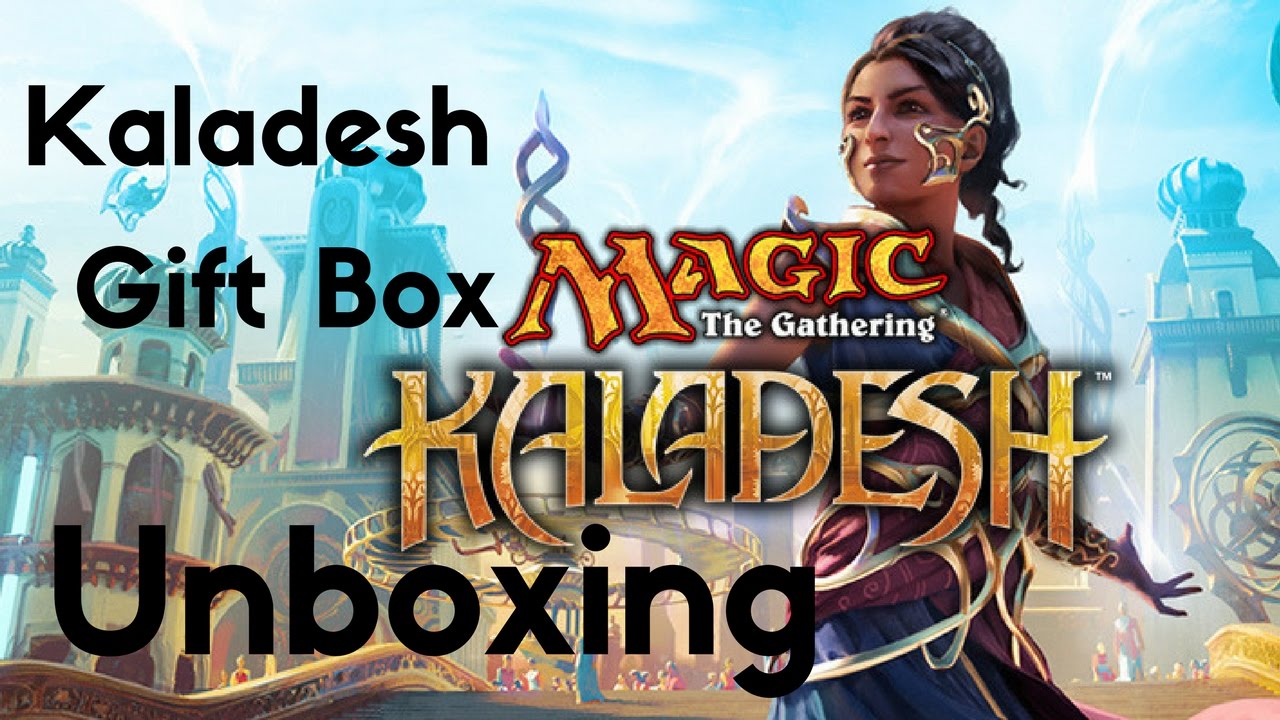 Magic the Gathering Kaladesh Gift Box Unboxing - YouTube