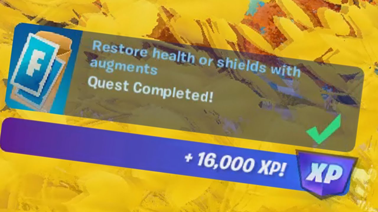 Restore Health or Shields with Augments - Fortnite Week 7 Challenges ...