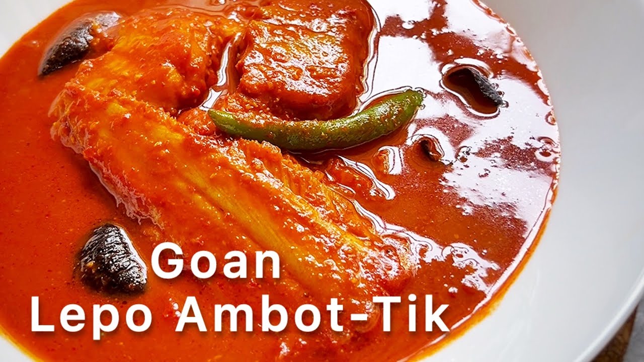 Goan Ambot Tik Lepo | Sole Fish Curry - YouTube