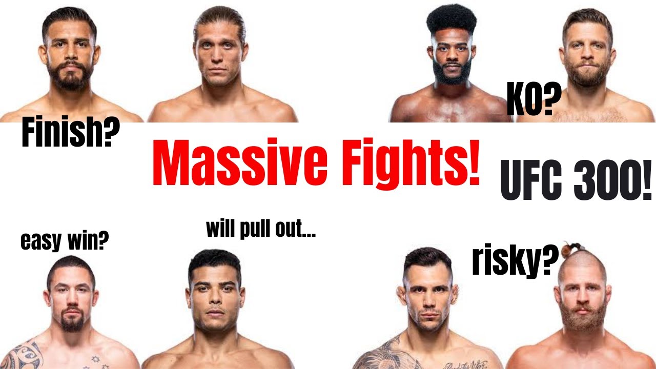 The first fights of UFC 300 have been announced as well as a bunch of ...