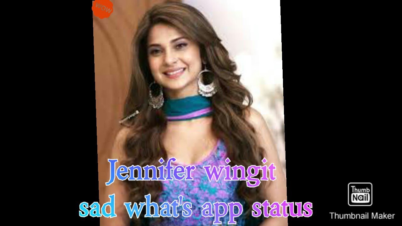 Jennifer winget sad whatsApp status #bhula dunga song💙 - YouTube