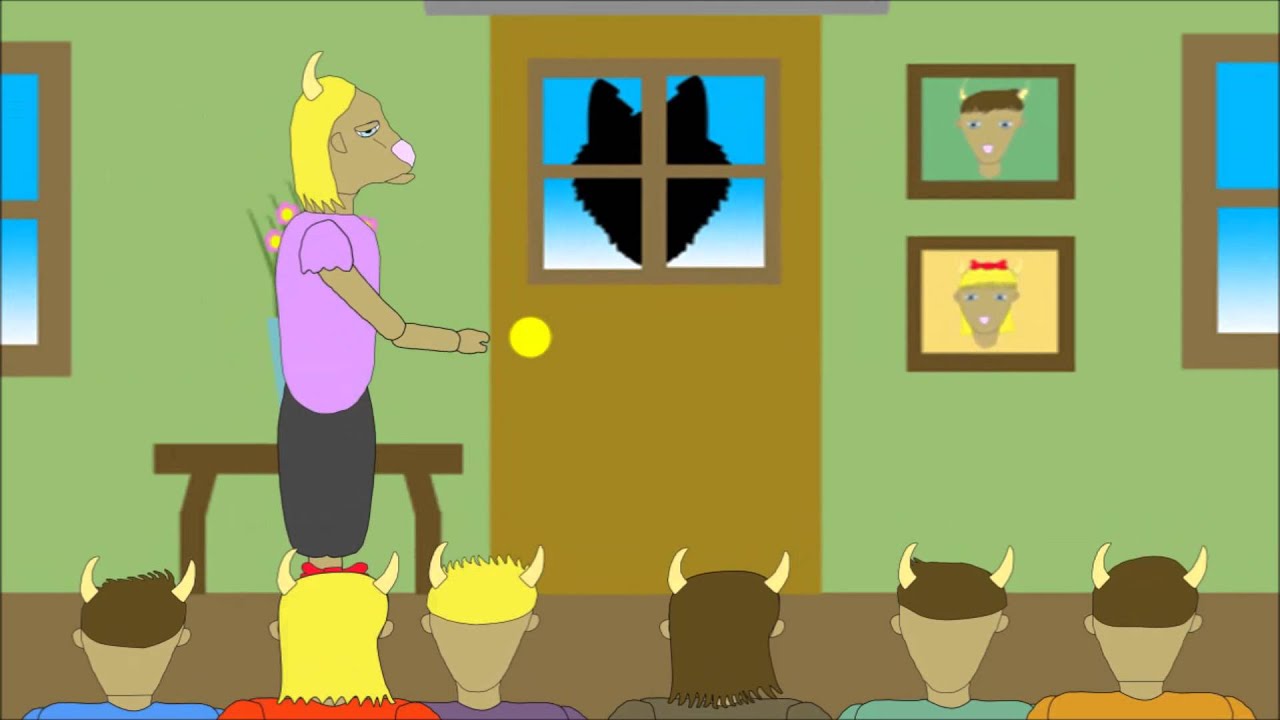 The wolf and the seven little kids - Full animation with narration HD ...