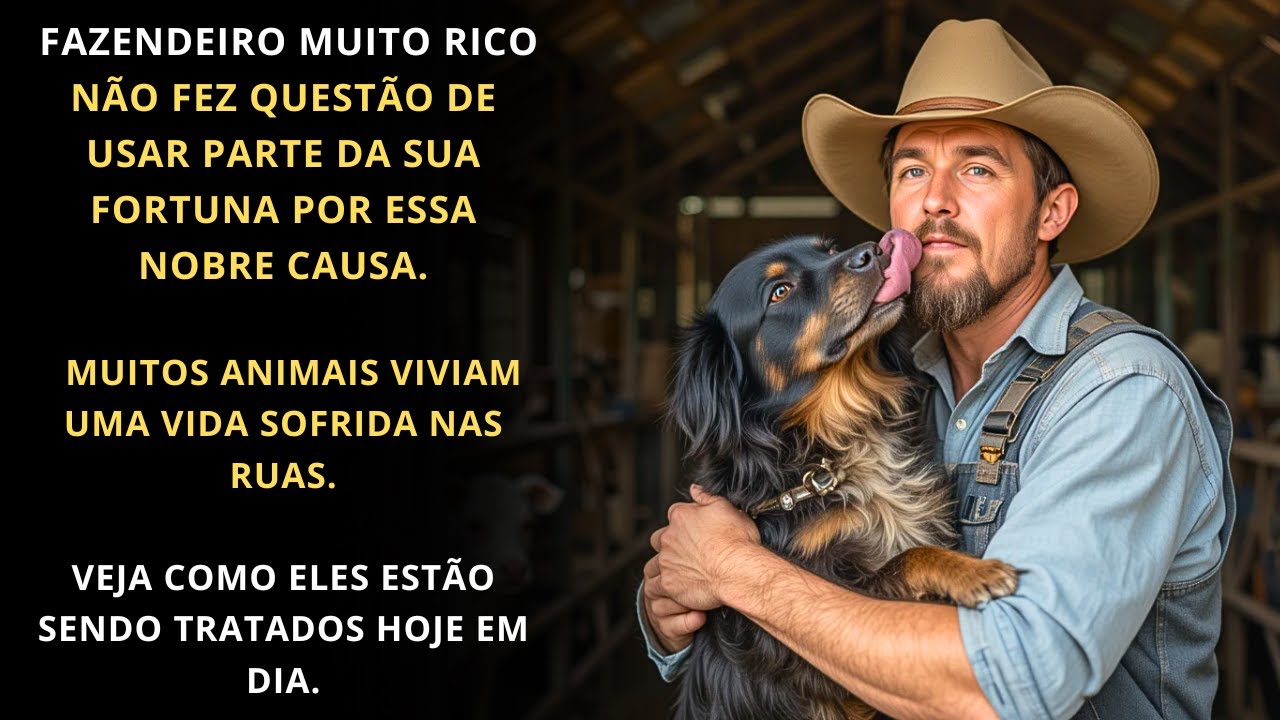 FAZENDEIRO Muito Rico DOA FORTUNA Para TRANSFORMAR a VIDA De ANIMAIS DE ...