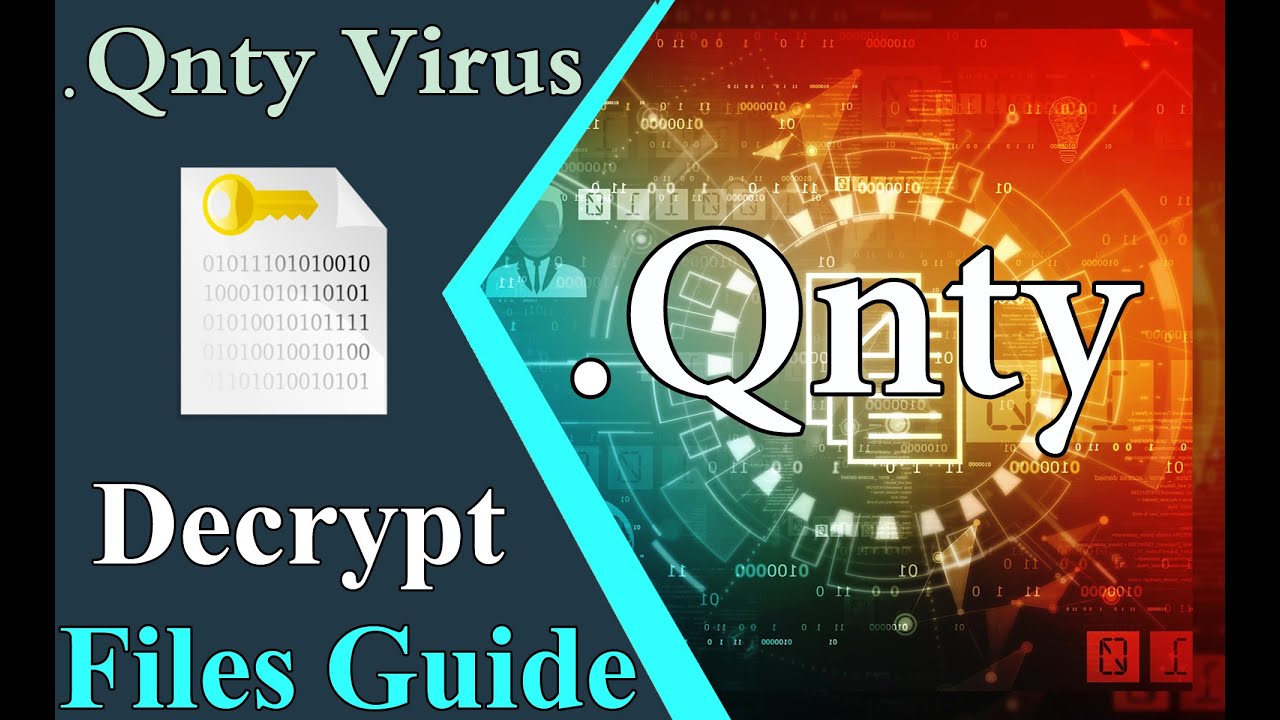 How to recover Qnty ransomware files, Decrypt qnty files - YouTube