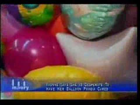 Maury Povich Balloon Phobia Speed up - YouTube