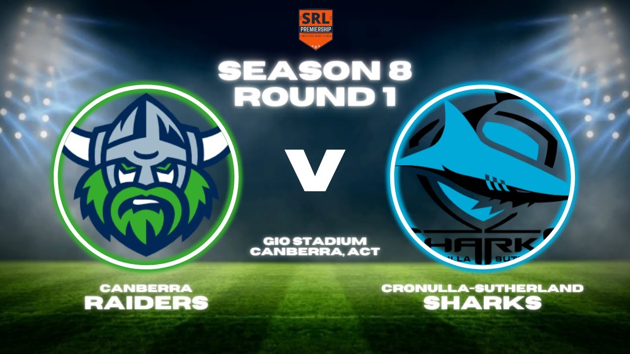 Raiders vs Sharks | Season 8, Round 1 | SRL - YouTube