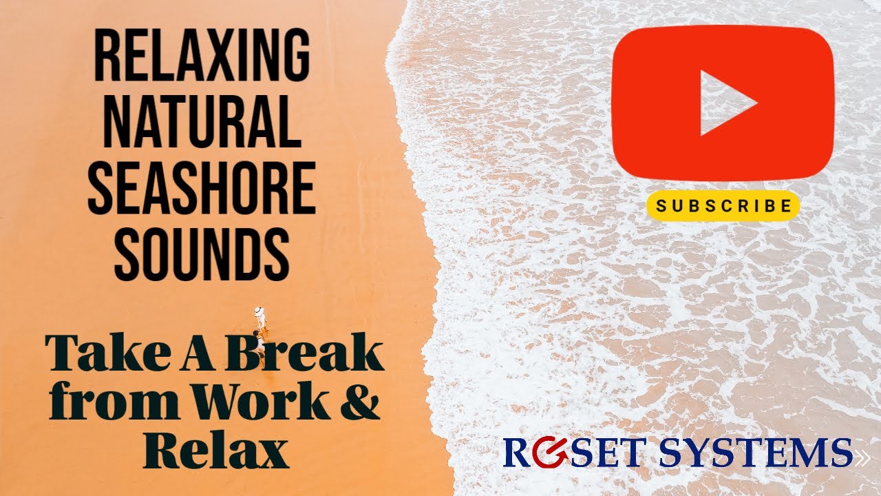 Relaxing Natural Seashore Sounds - YouTube