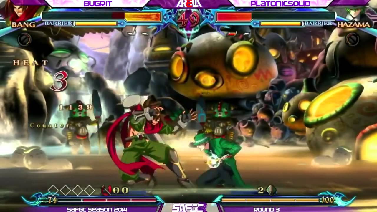 Bugrit vs PlatonicSolid, 2014 Round 3 Blazblue CP - YouTube