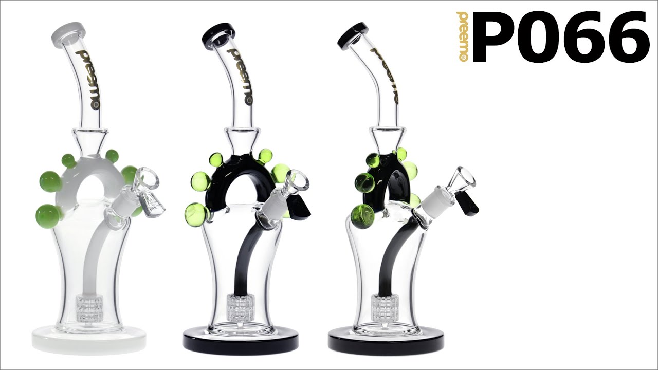 PREEMO GLASS | P066 11.5 inch Matrix Perc Arch Bubbler - YouTube