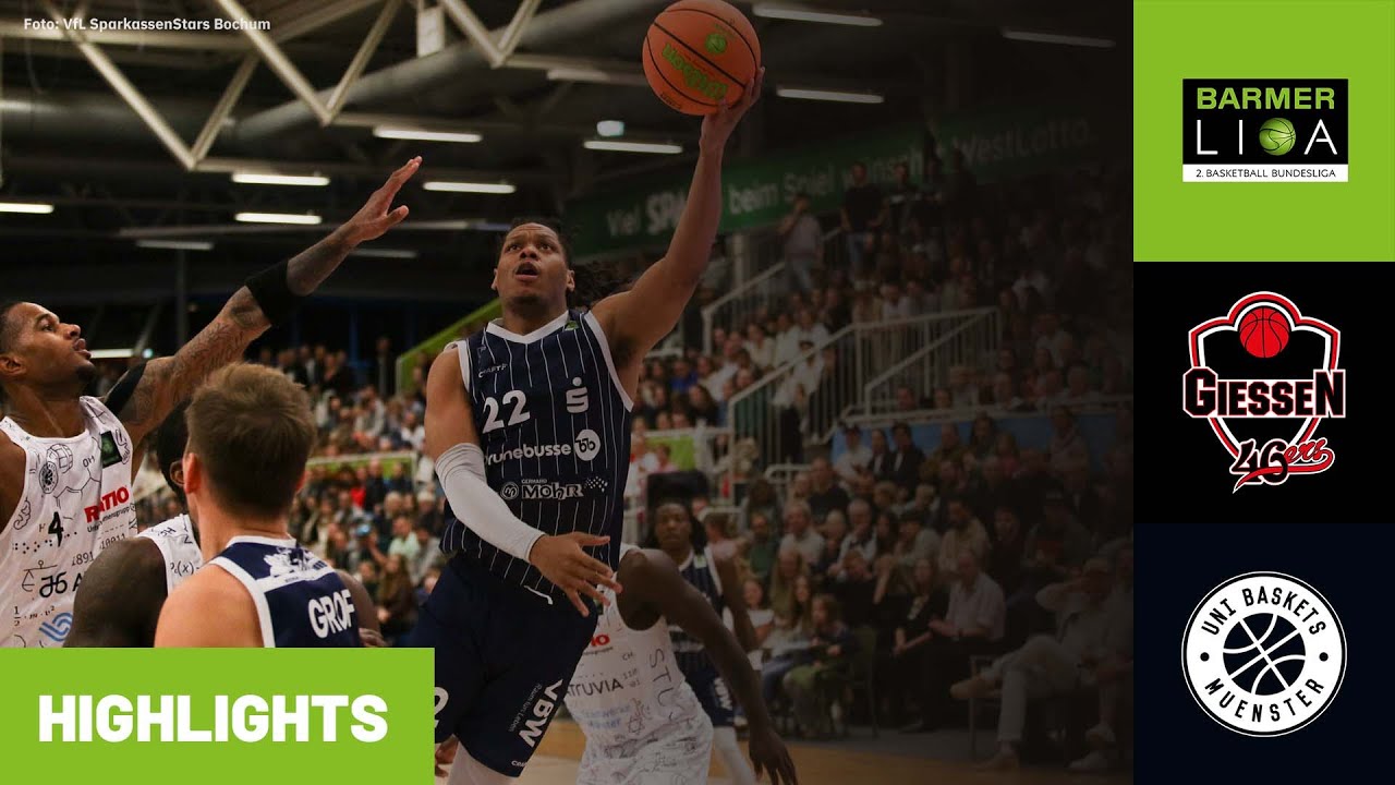 ProA: GIESSEN 46ers vs. Uni Baskets Münster | Highlights - YouTube