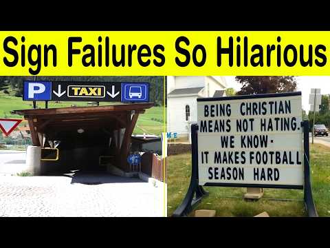 Sign Failures So Hilarious, They’ll Make Your Day! || Happy Panda