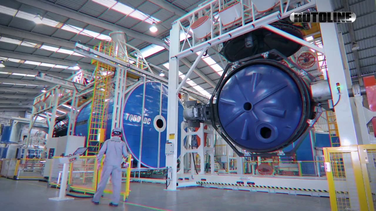 TQ50DC - FULLY AUTOMATED FOR MANUFACTURING LARGE VOLUME TANKS - YouTube