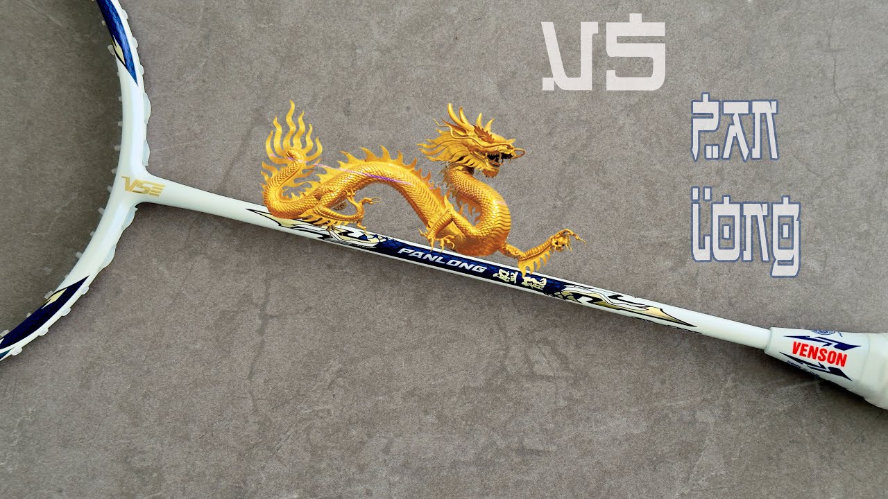Trên tay vợt VS Panlong | Đẹp như thế này thì ai còn mua VS Youlong nữa ...