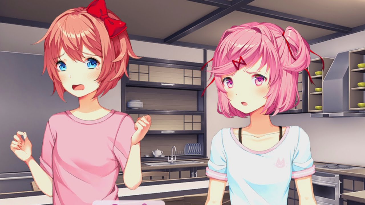 Natuski's Cooking Live Stream Gets Wild!!! (DDLC MOD Cooking WIth ...