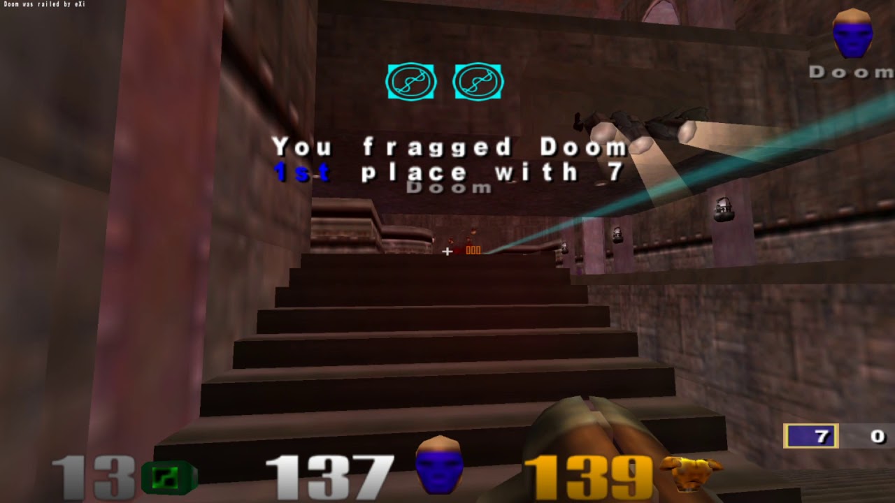 Quake 3 Arena low graphics (but 1920x1080) test - YouTube