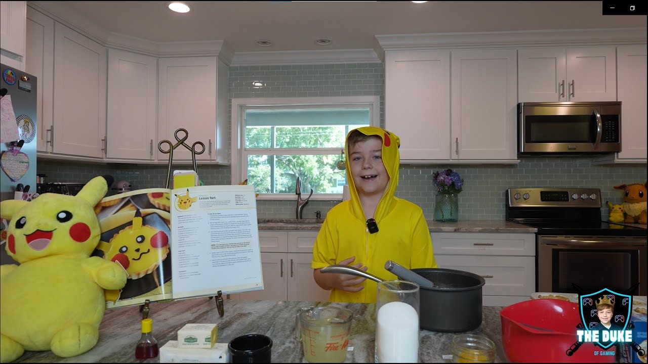 The Duke of Gaming makes Pikachu Lemon Tarts! - YouTube