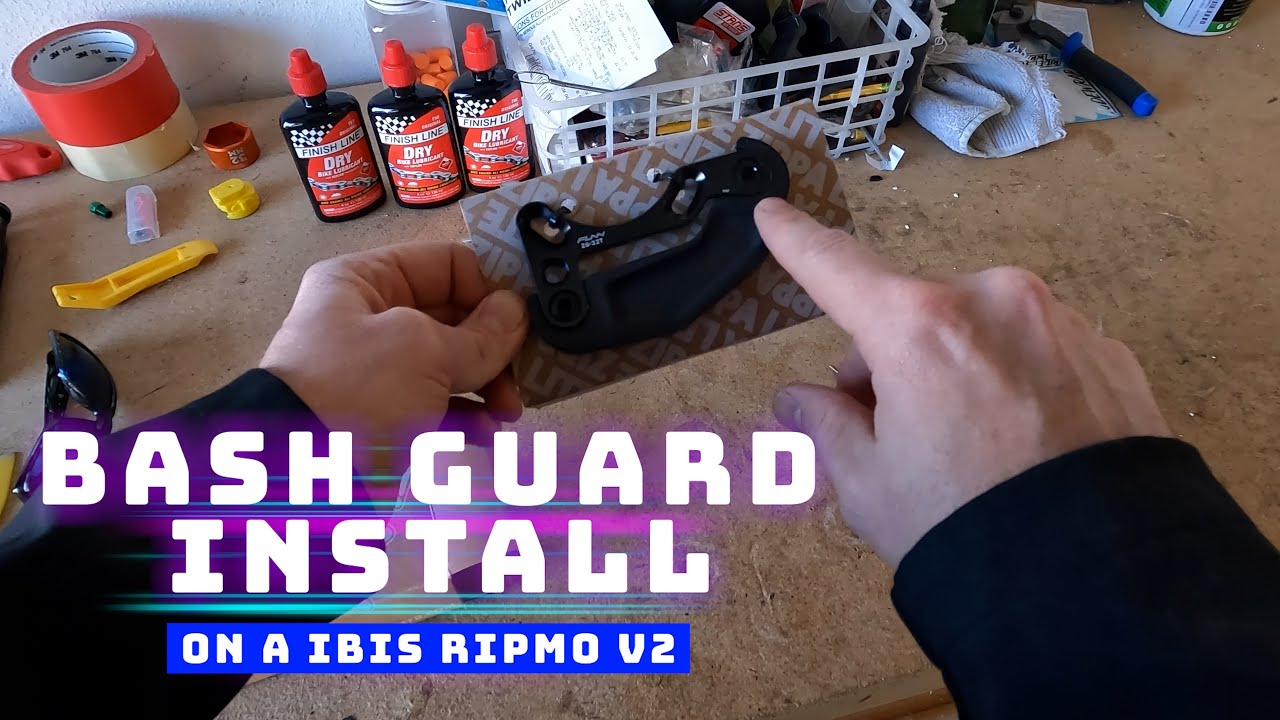 Funn Zippa Lite Bash Guard Install on an Ibis Ripmo V2 - YouTube