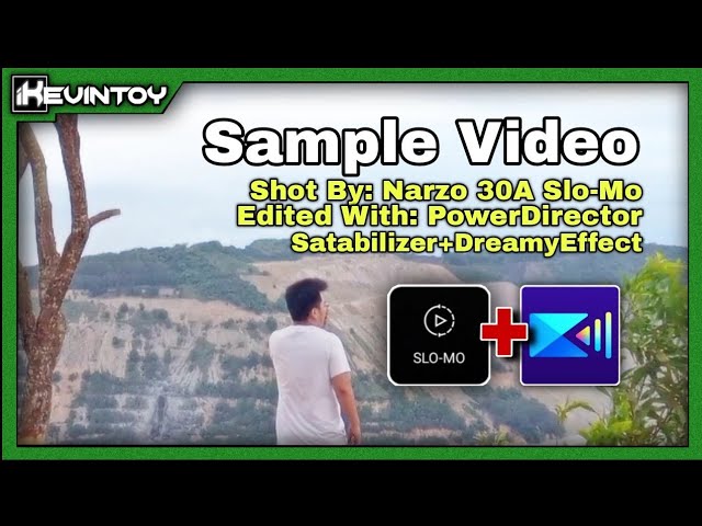 Sample Video | Camera: Narzo 30A Slo-Mo Editor: PowerDirector Stabilizer+Dreamy Effect.