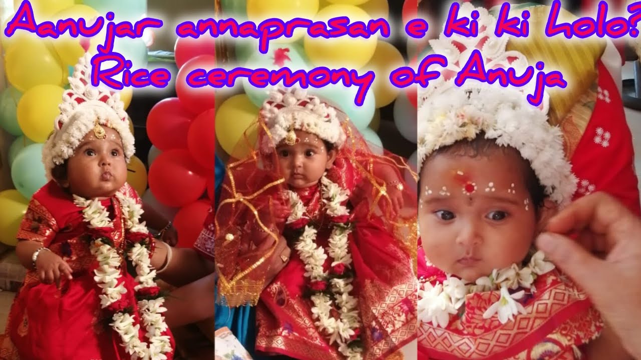 Anuja's subha annaprasan#Rice ceremony of Anuja#atanu giri - YouTube