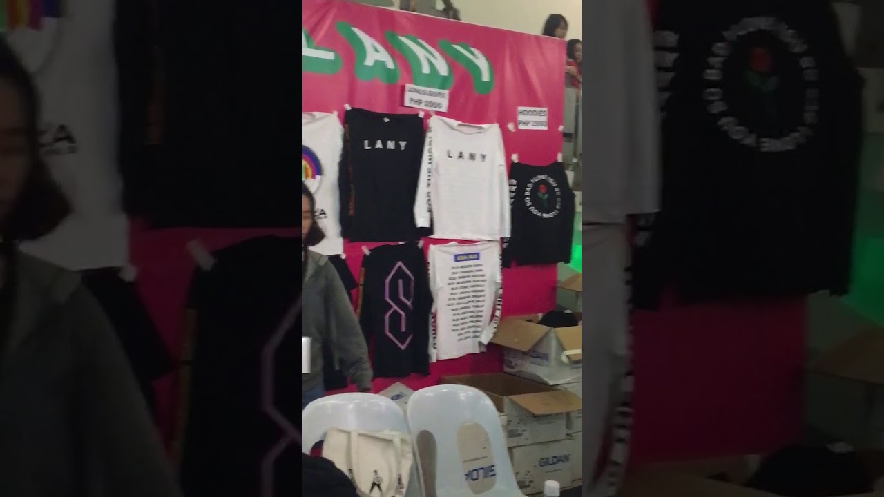 Official LANY merch - LANY Live in Manila 2018 - YouTube