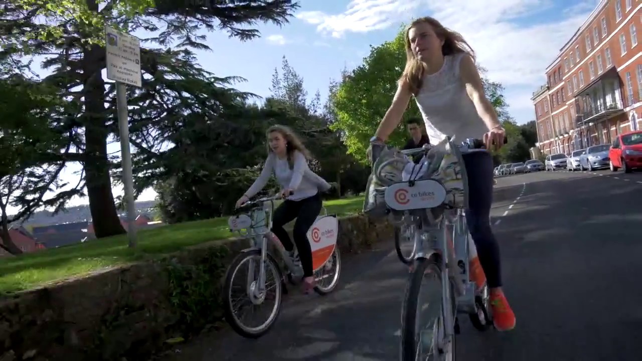 Cycling in and around Exeter with Co-bikes - YouTube