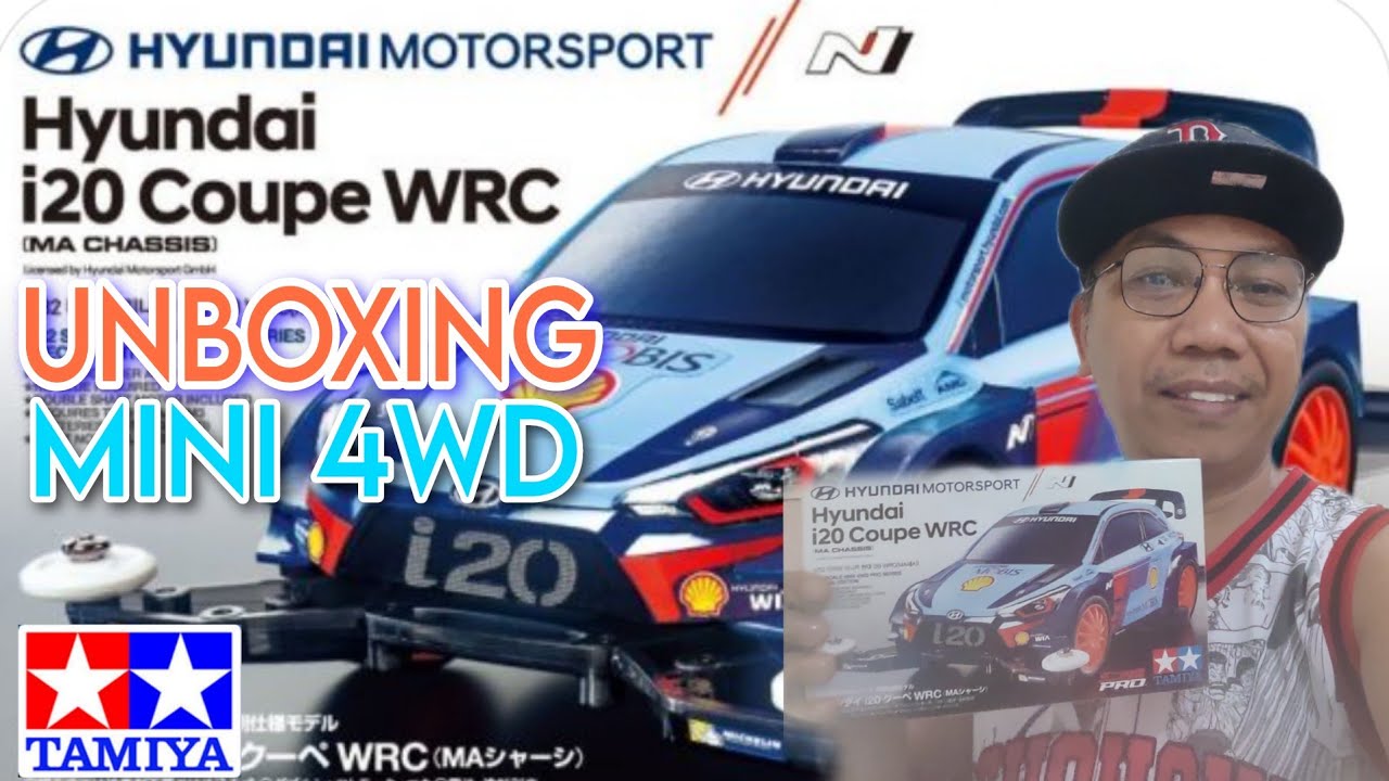 Unboxing Hyundai i20 Tamiya Mini 4wd - YouTube