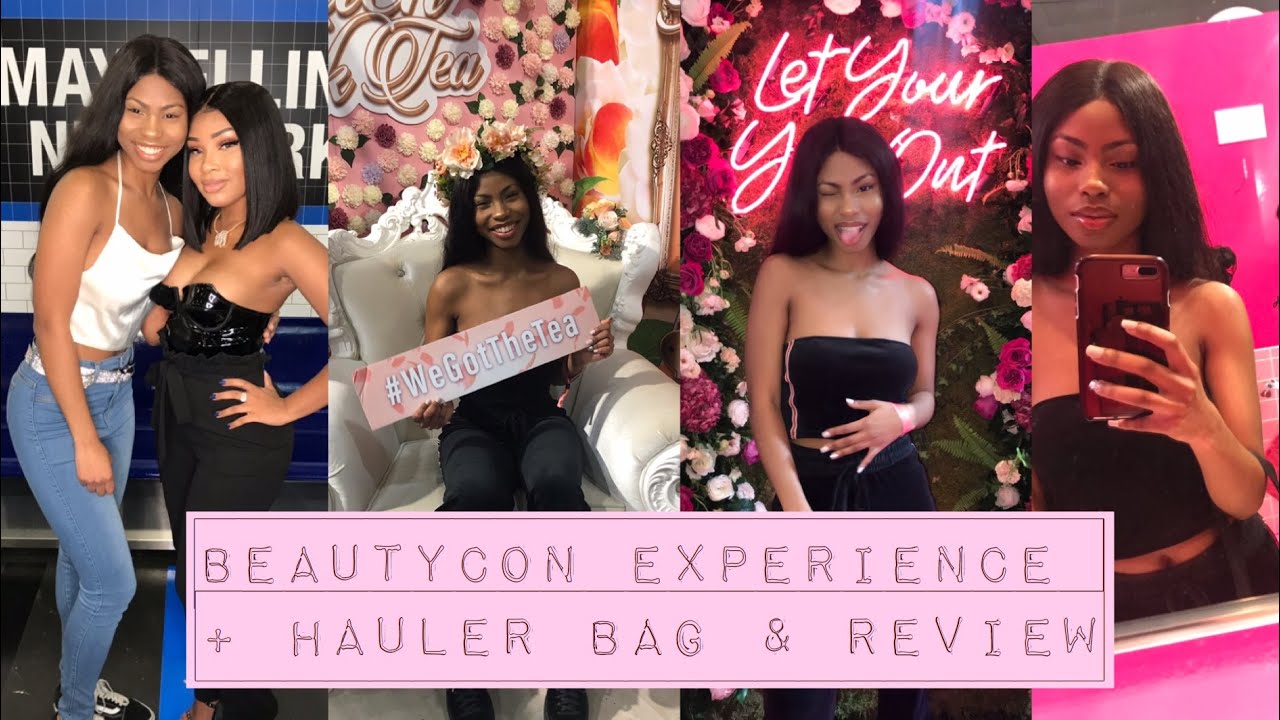 My First Time Going to BeautyCon NYC 2019 | Experience + Hauler Bag ...