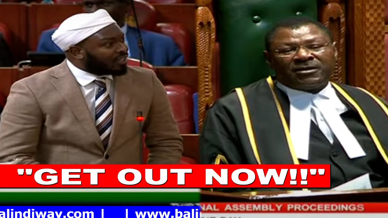 GET OUT!! Drama in Parliament, Speaker Wetangula kicks out Ruto's MP ...