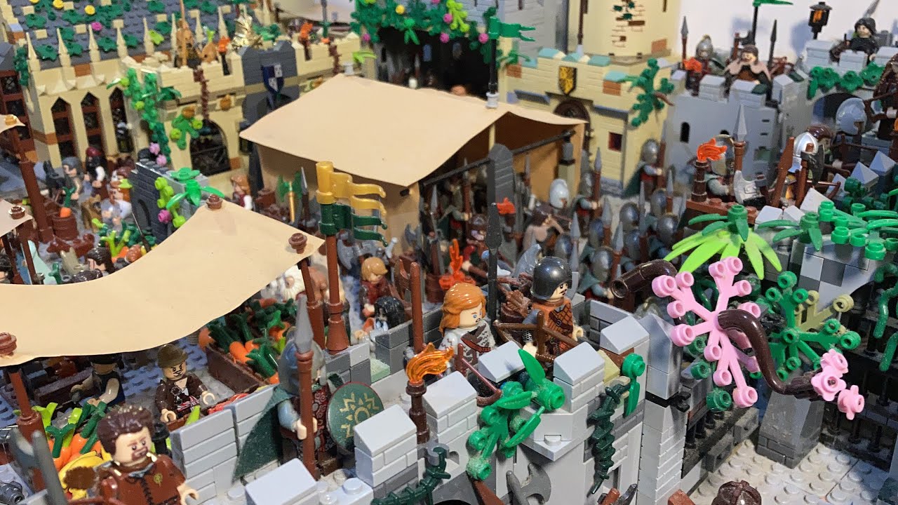 Lego Lord of the Rings Rohan village MOC #lego #moc #lotr #rohan #army ...