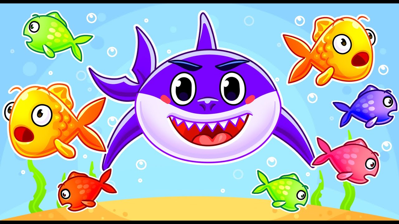Baby Shark Chases Fish | Ocean Song for Kids and more + Compilation ...