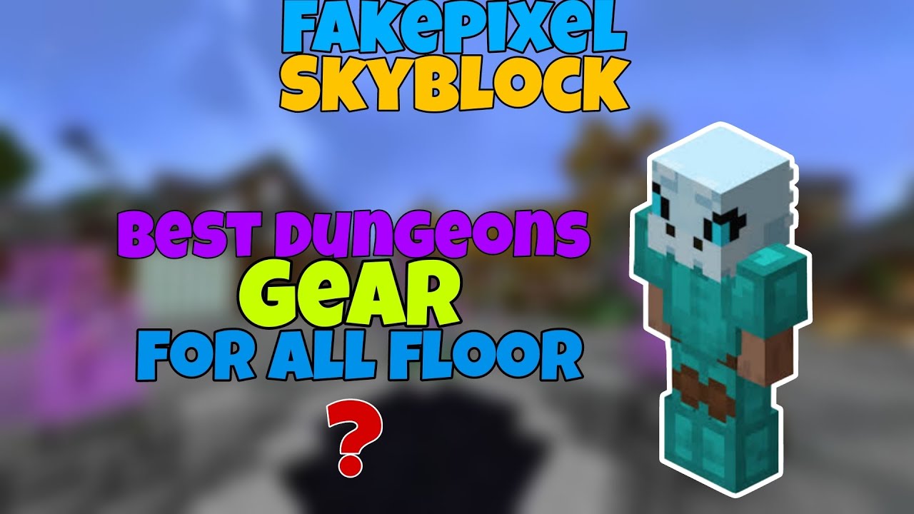 Best Gear For Dungeons Is Here🤯 | Fakepixel Skyblock - YouTube