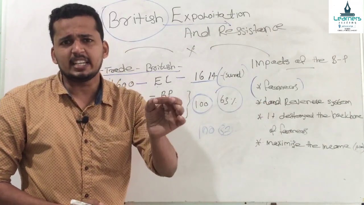 SSLC Social Science Chapter -4 Part-1-BRITISH EXPLOITATION AND ...