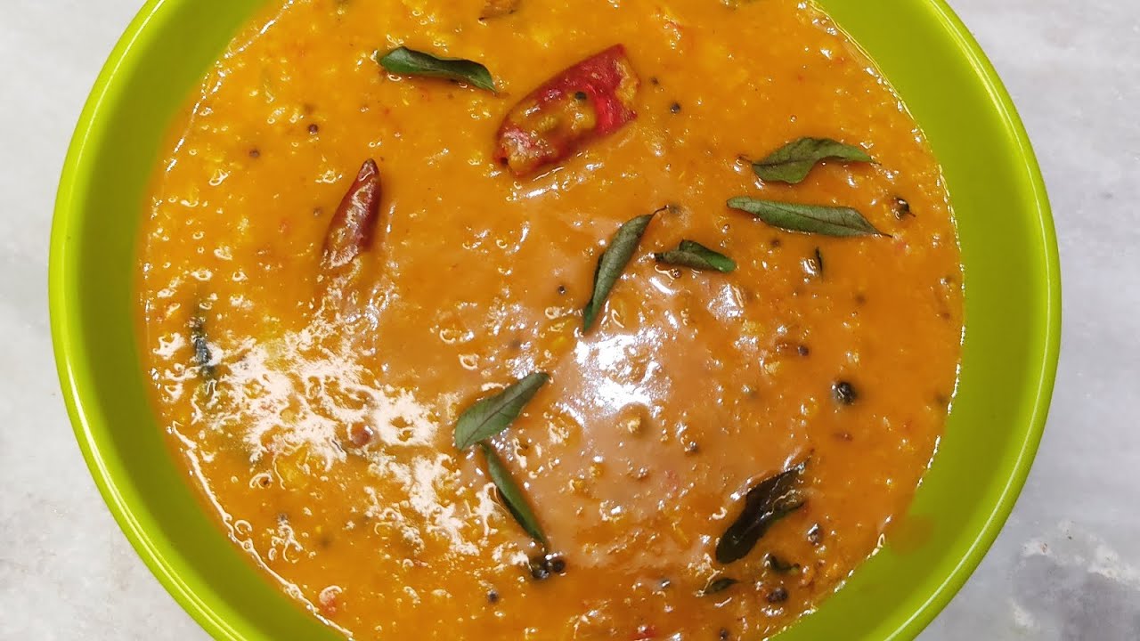 பருப்பு குழம்பு | PARUPPU KULAMBU | VEG RECIPE | SARU'S COOKERY WORLD ...