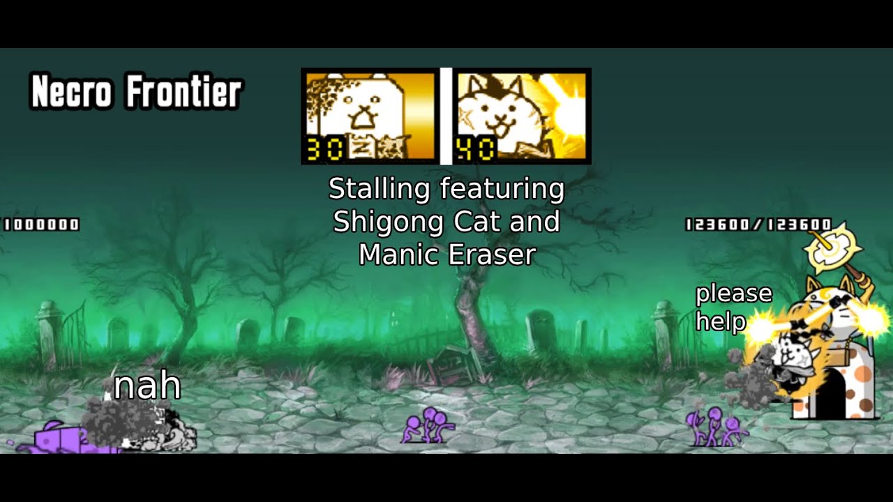 The Battle Cats - An in-depth guide to stalling Necro Frontier - YouTube