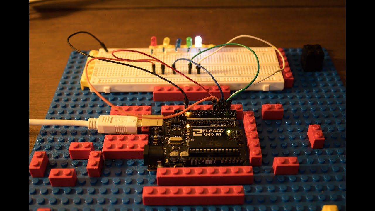 Faire une boucle d'allumage de LED (tuto Arduino) - YouTube