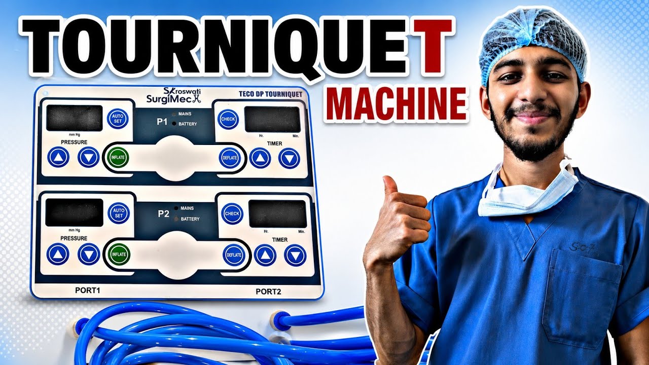 Electric double tourniquet machine #tourniquet - YouTube