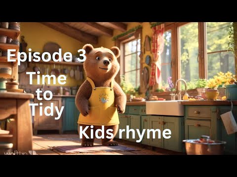 kids rhyme " Time to tidy" episode 3 The kitchen ! English rhyme for ...