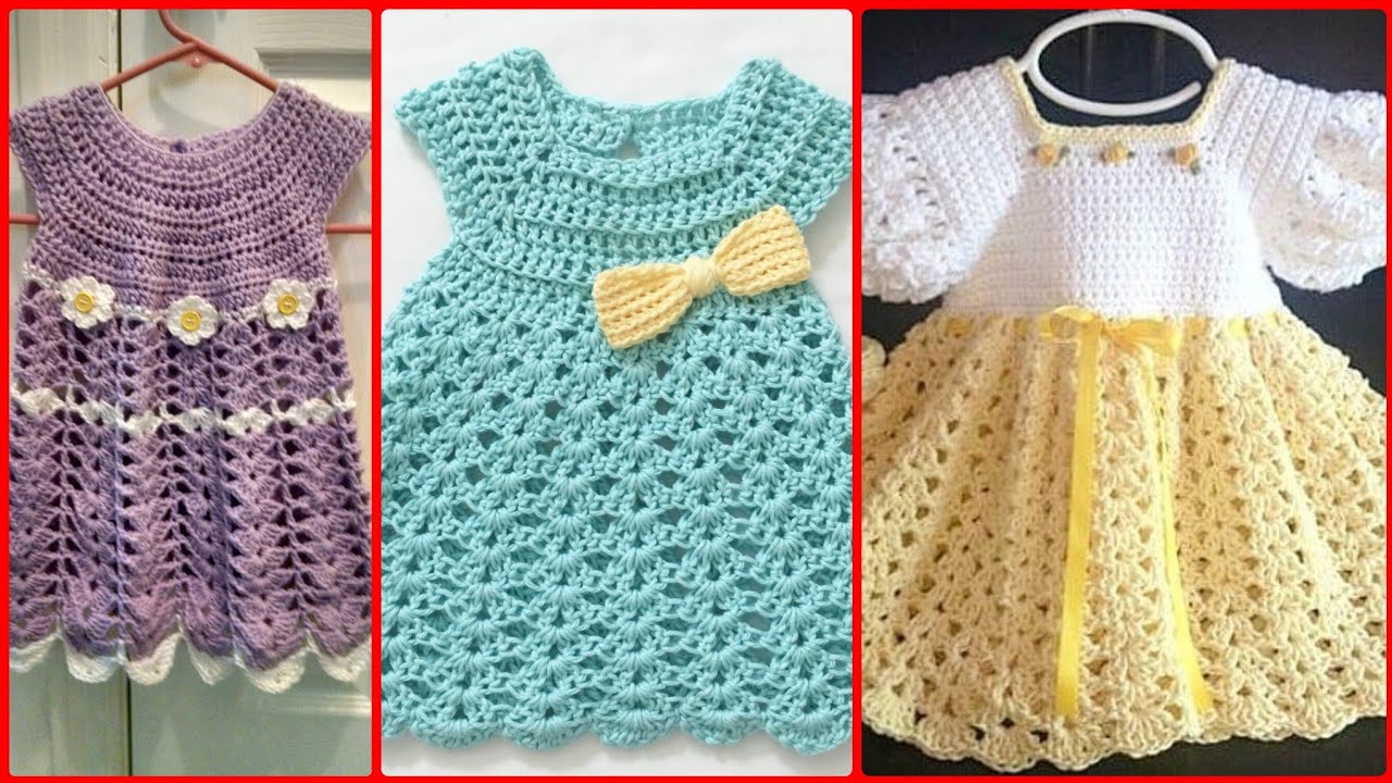 crochet baby dresses easy free pattern - gorgeous crocheted frocks ...