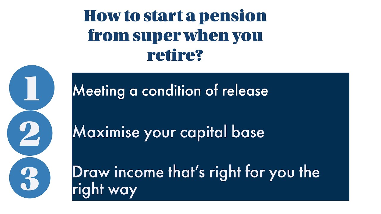 How do you start a pension from super when you retire? - YouTube