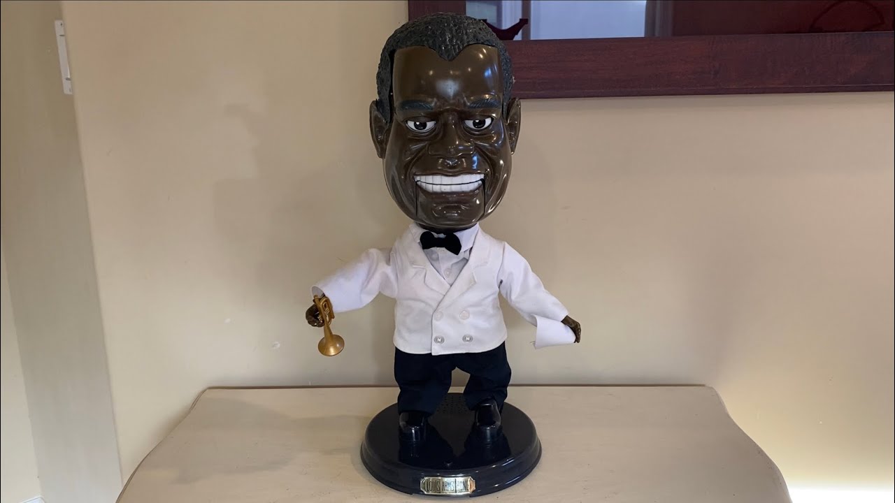 Gemmy 2002 Pop Culture Series Louis Armstrong Animated Singing Figure ...