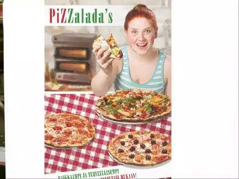 How To Make A PiZZaladas PiZZa w Salad Bar - YouTube