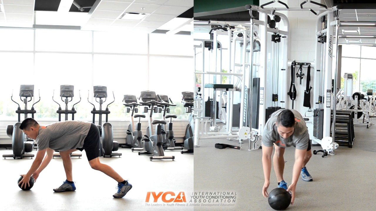 Medicine Ball Rotational Slam - IYCA - YouTube