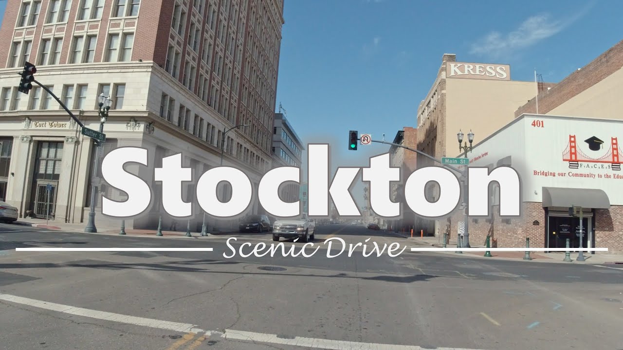 Driving in Downtown Stockton, California - 4K - YouTube