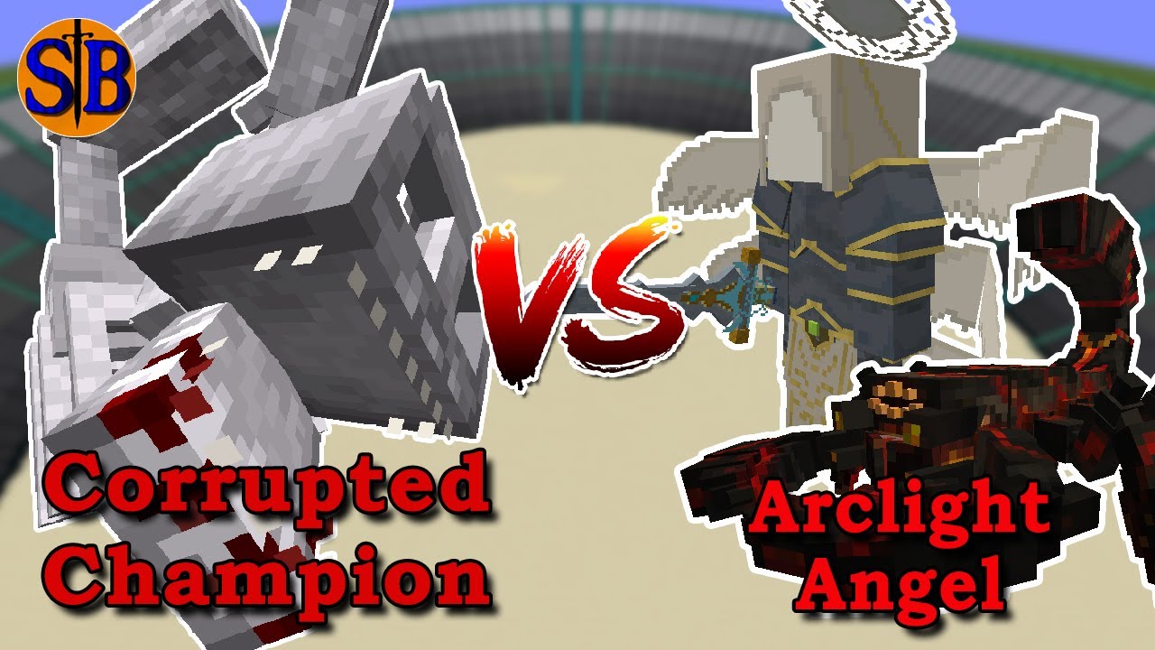 Corrupted Champion vs Arclight Angel | Fabric Minecraft Mob Battle ...